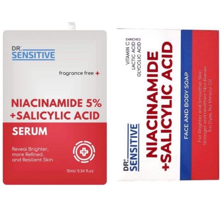 BEST SALE!! ☋ Dr. Sensitive Niacinamide 5 Salicylic Acid Serum 10ml ...