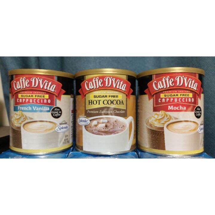 CAFFE D'VITA SUGAR FREE HOT COCOA MIX 10oz | Lazada PH