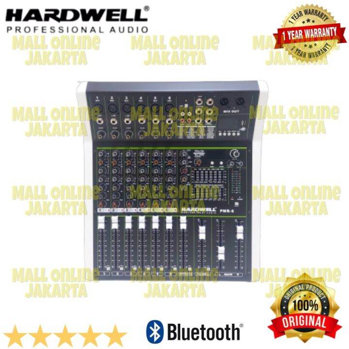 Power mixer hardwell pmr 6 channel original pmr6 karaoke 700 watt | Lazada Indonesia