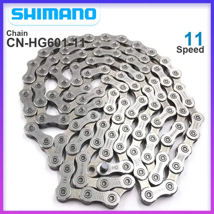 SHIMANO 11 Speed Bicycle Chains CN-HG601-11 Super Narrow - HYPERGLIDE ...