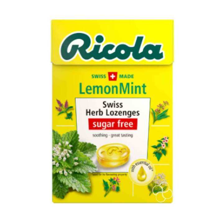 Ricola Lemon Mint Herb Lozenges 40g | Lazada PH