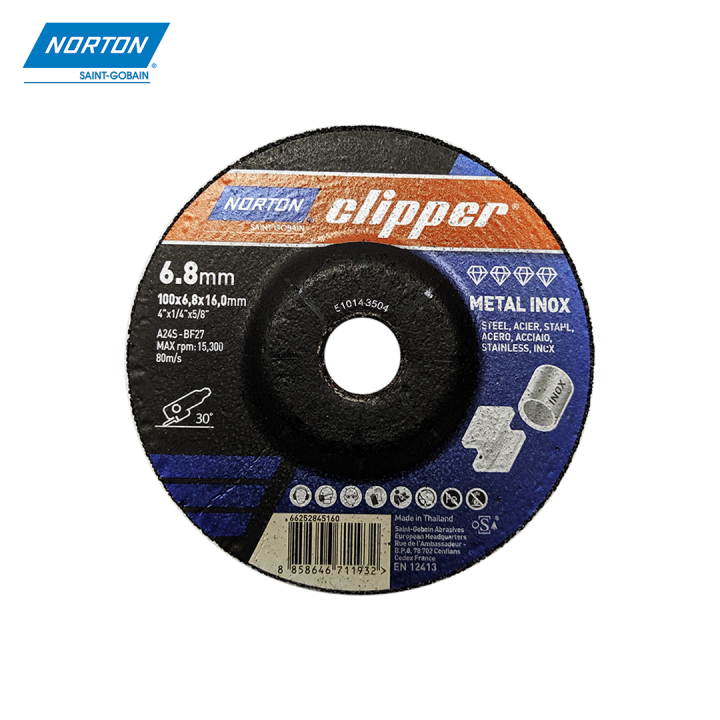 NORTON Clipper Grinding Disc / Wheel 4" , 5" , 7" | Lazada PH