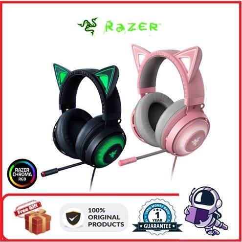 Razer Kraken Kitty Gaming Headset RGB Cat Ear Gaming Headphone | Lazada PH