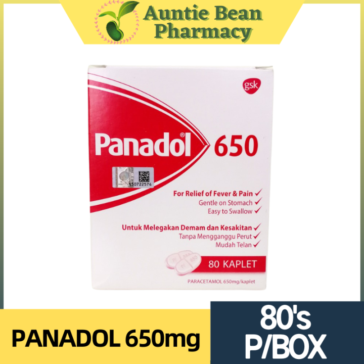 PANADOL 650 8 Tablets x 10 strip exp:10/2025 | Lazada