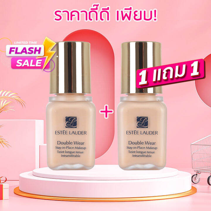 🔥1แถม1🔥 Estee Lauder Double Wear Stay In Place Foundation 7ml Spf 10