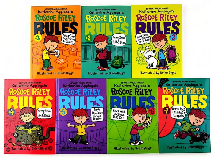 Roscoe Riley Rules 7 books set,English book for kids | Lazada.co.th