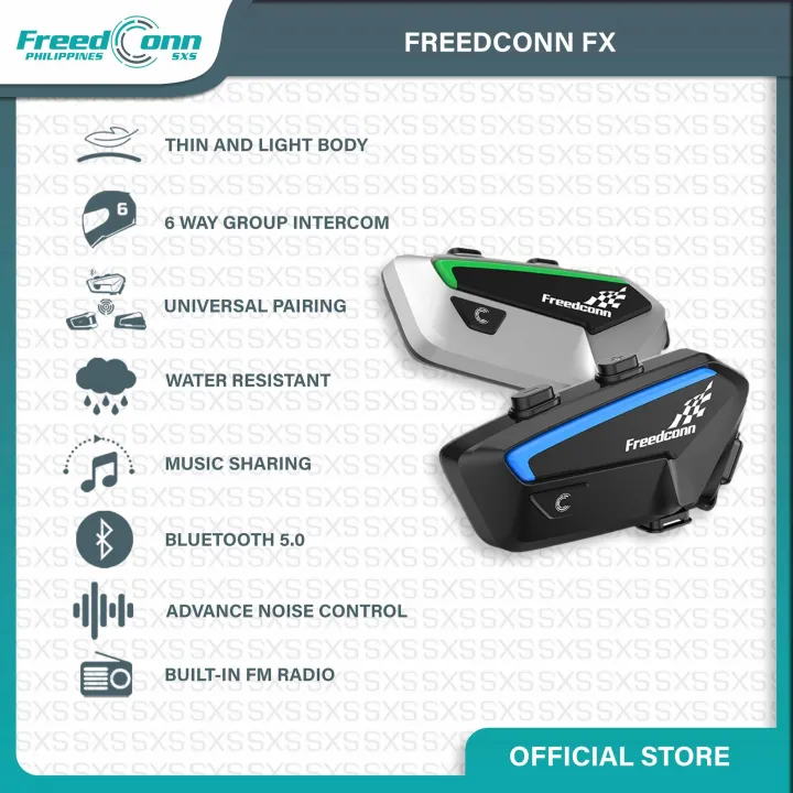 FreedConn FX Motorcycle Helmet Bluetooth Intercom | Lazada PH