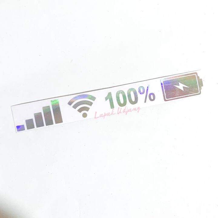 Sticker Cutting Signal Wi-Fi dan Baterai Cutting Sticker | Lazada Indonesia