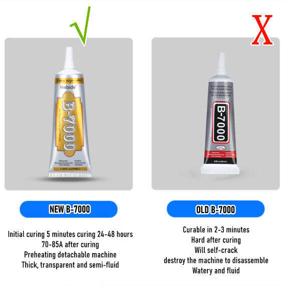 【Ready stock】B7000 15ml 50ml 110ml strong adhesive Multi Function Adhesive Epoxy Resin Glass ...