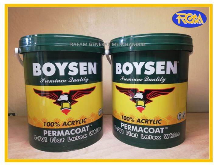 BOYSEN FLAT LATEX WHITE B701 | Lazada PH