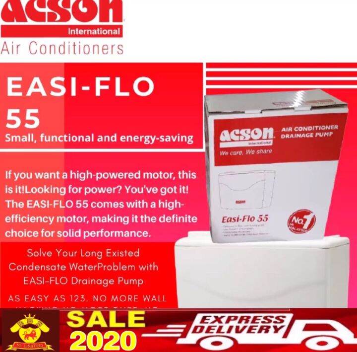 Acson Drainage Pump EASI-FLO 55 Air Conditioner Drainage Pump | Lazada