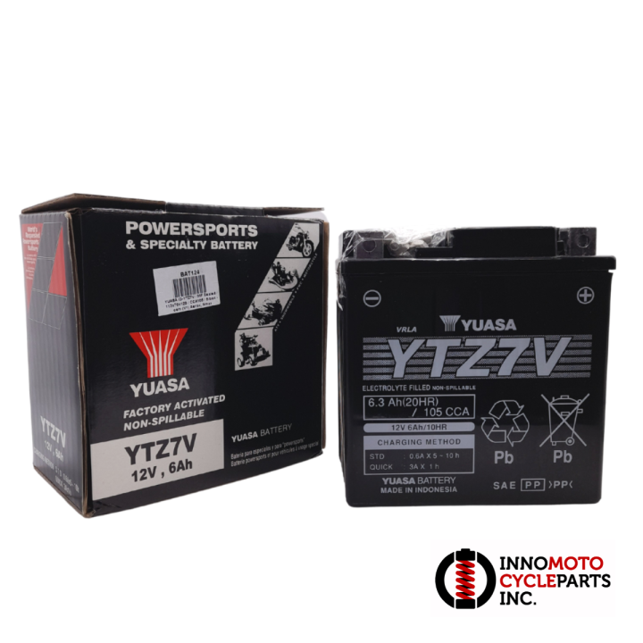 Yuasa ID-YTZ7V / MF Sealed (V1) Aerox, Nmax Powersports & Specialty ...