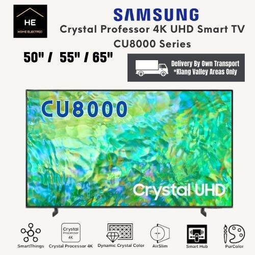 (Courier Services) SAMSUNG 50" / 55" / 65" Inch CU8000 Series 4K ...
