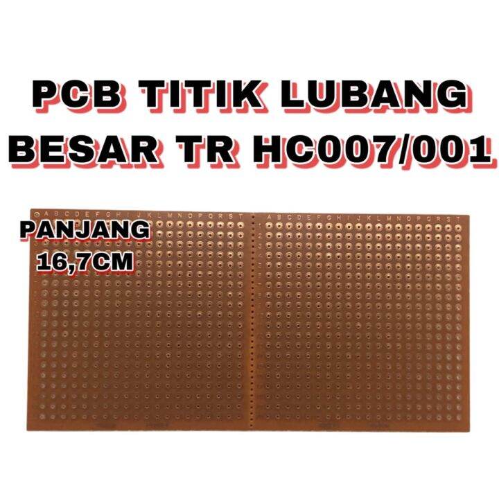 PAPAN PCB TITIK LUBANG BESAR TR HC007/001 | Lazada Indonesia