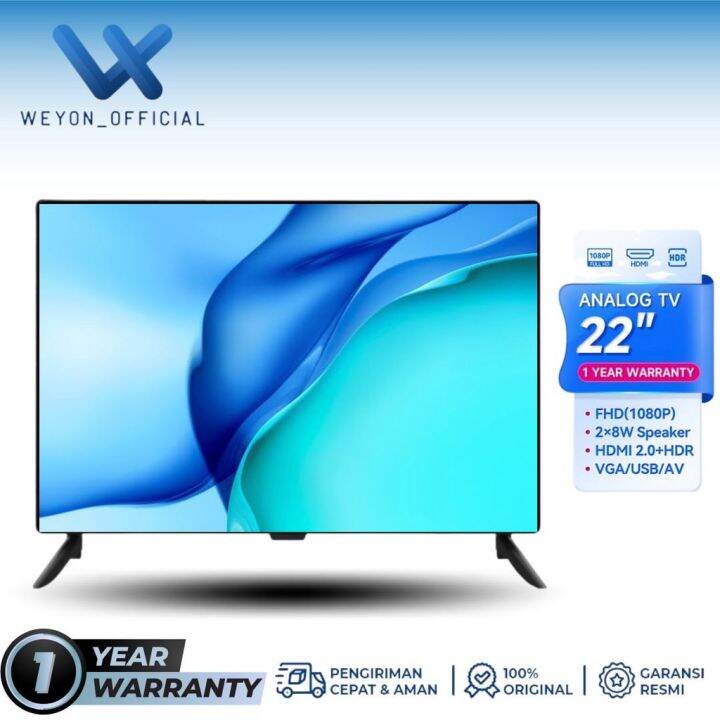 WEYON TV DIGITAL 22 inch TV LED Full HD Televisi | Lazada Indonesia