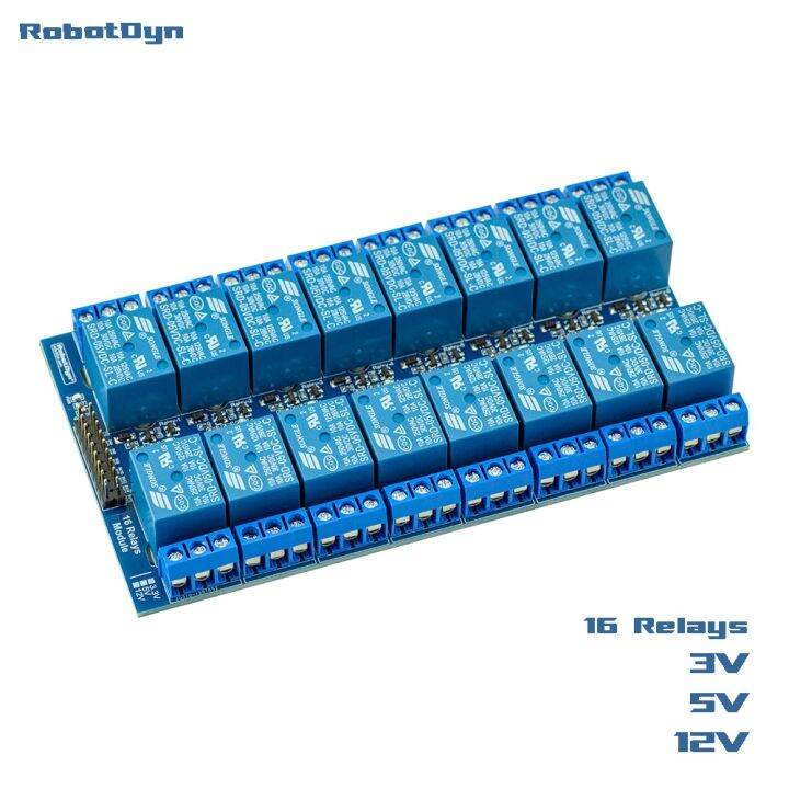 Relay Module 16 Relay for 10A VCC 3.0V 5.0V 12V (3.0V for RaspbPi ...