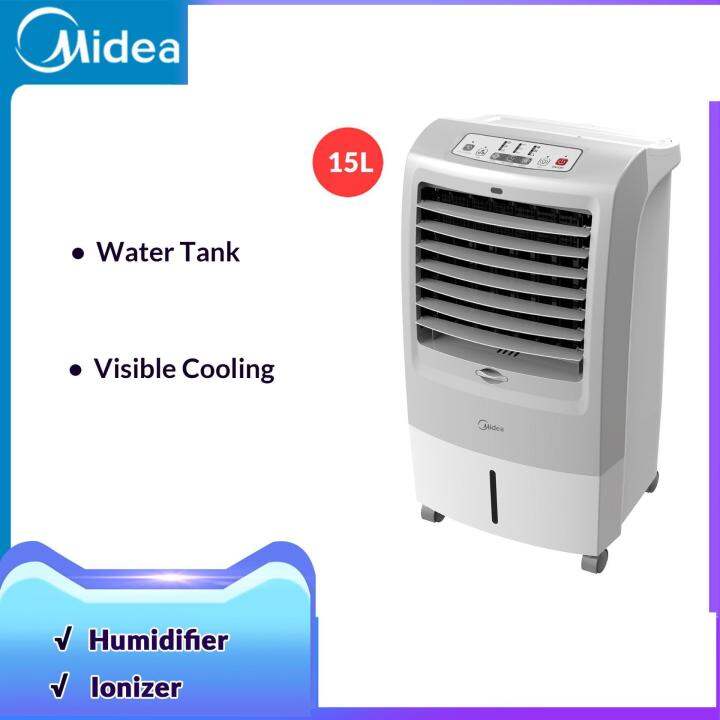 Midea ionizer Air Cooler with Remote Control MAC-215F | Lazada