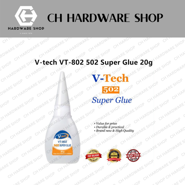 Gum 502 / V-TECH CYANOACRYLATE ADHESIVE 802 20G / Gum Gajah / Super ...