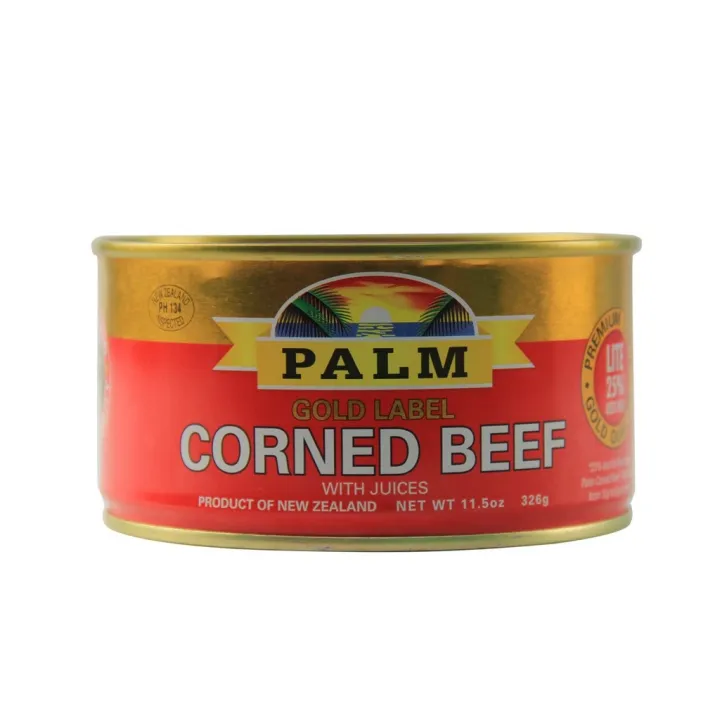 liangnnd Palm Corned Beef Gold Label 326g | Lazada PH
