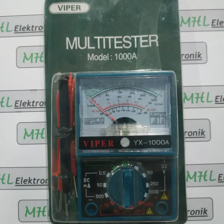 Multitester Analog Mini Model 1000A VIPER | Lazada Indonesia