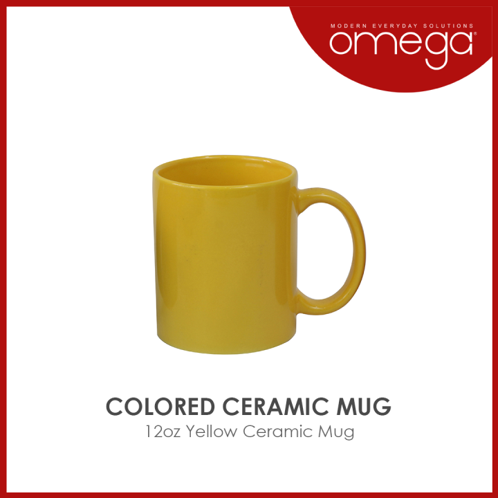 Omega Houseware Colored Ceramic Mugs 12oz | Lazada PH