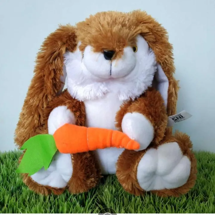 Boneka Kelinci Wortel Coklat 22cm | Lazada Indonesia