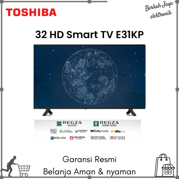 TV Toshiba 32E31KP 32" HD Smart TV - WIFI Netflix/Youtube Dolby Audio Screen Sharing HDMI ...