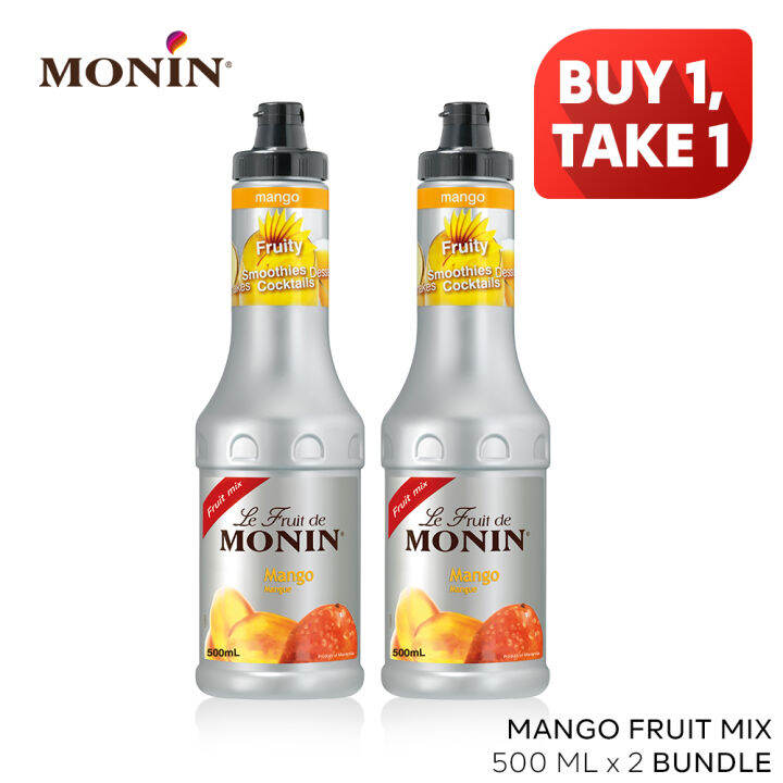 MONIN Mango Fruit Mix 500ml ( Buy 1 Take 1 ) | Lazada PH