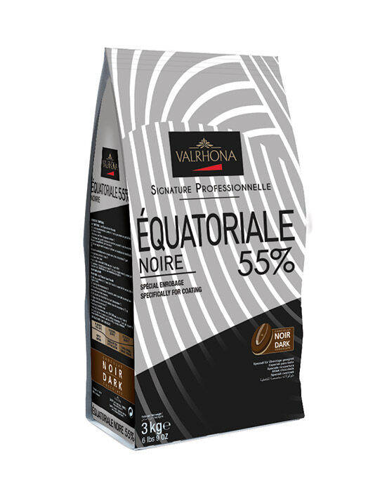 Valrhona Equatoriale Noire dark chocolate 55% ดาร์กช็อกโกแลต วาโรนา ...