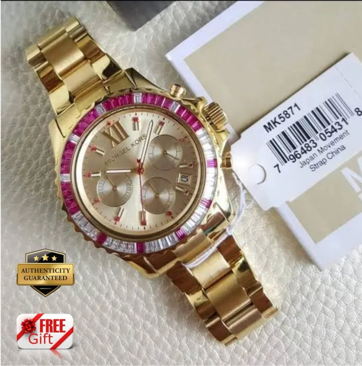 Original MK Micheal.Kors MK5871 EVEREST CHRONOGRAPH Analog-Quartz ...