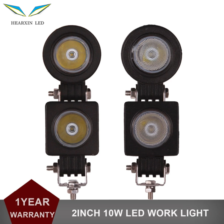 10W ไฟ LED ทำงาน12V 24V รถมินิรถบรรทุก A รถจักรยานยนต์4X4 4WD รถ ...