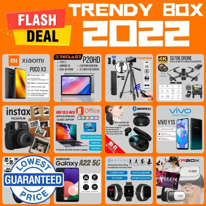 【Spot in Manila】Gadget For Everyone [BRAND SALE] TRENDY BOX for only ...
