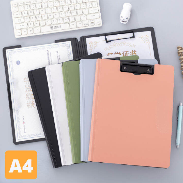 A4 Clip Board Plain Clipboard Folder Case File Folder Clip Board with ...