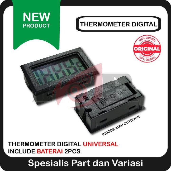 Thermometer Digital Suhu Ruangan Sensor Waterproof Termometer Probe ...