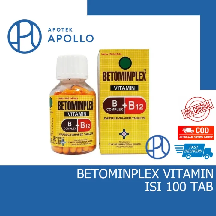 BETOMINPLEX VITAMIN ISI 100 Tablet | Lazada Indonesia