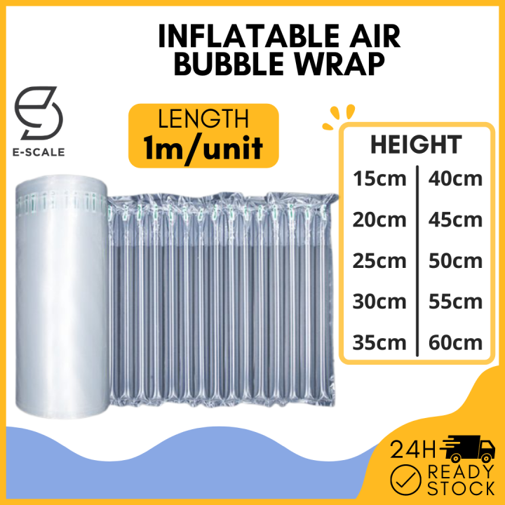 [1m per Unit] Inflatable Air Bubble Wrap Air Packaging Protective ...