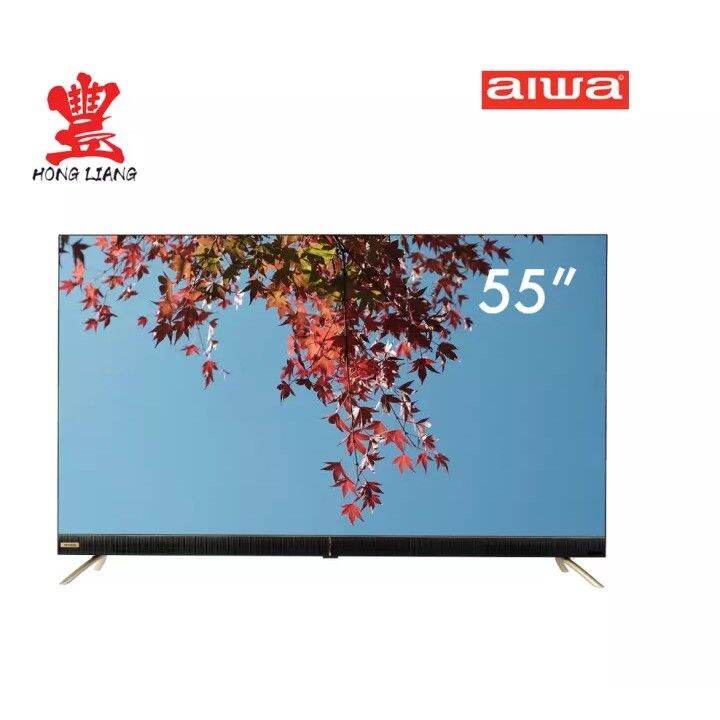 AIWA 55" LED UHD Frameless Smart TV, Built-in Soundbar AW-LED55X8FL | Lazada Singapore
