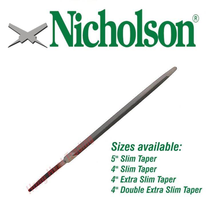 Nicholson Slim Taper File Kikil Triangle Shape Tres Kantos | Lazada PH