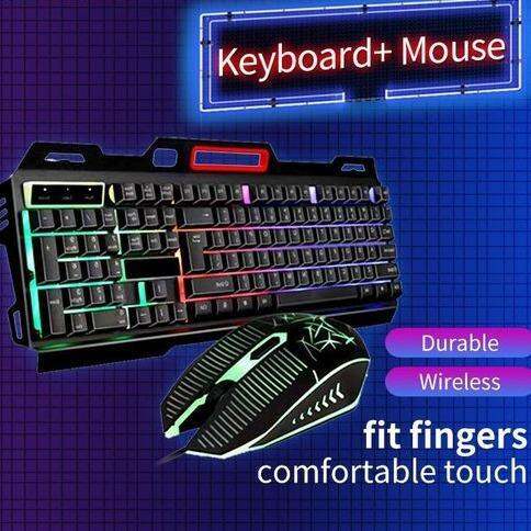 CMK 198 USB Gaming Keyboard and Gaming Mouse Combo Cable Keyboard ...