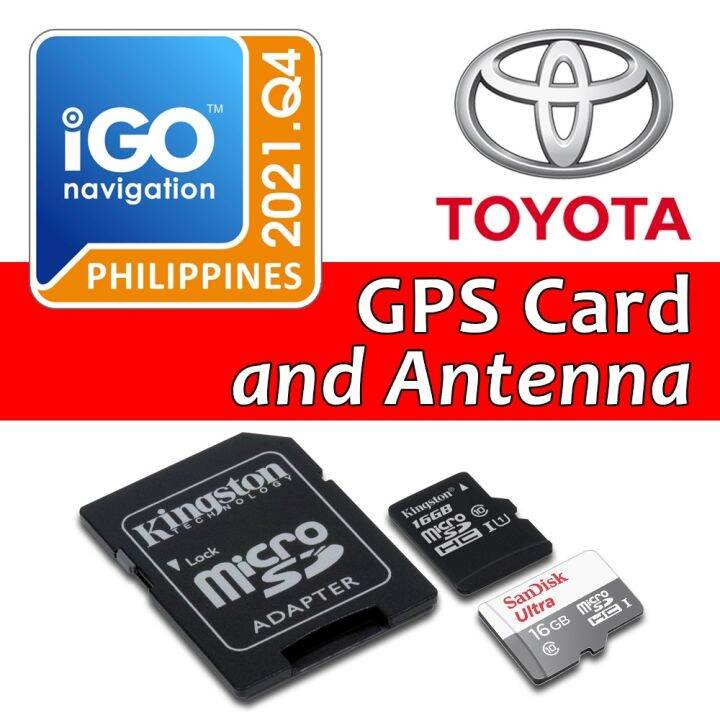 Toyota iGO GPS Navigation Philippine Road Map for Alphard Avanza FJ ...