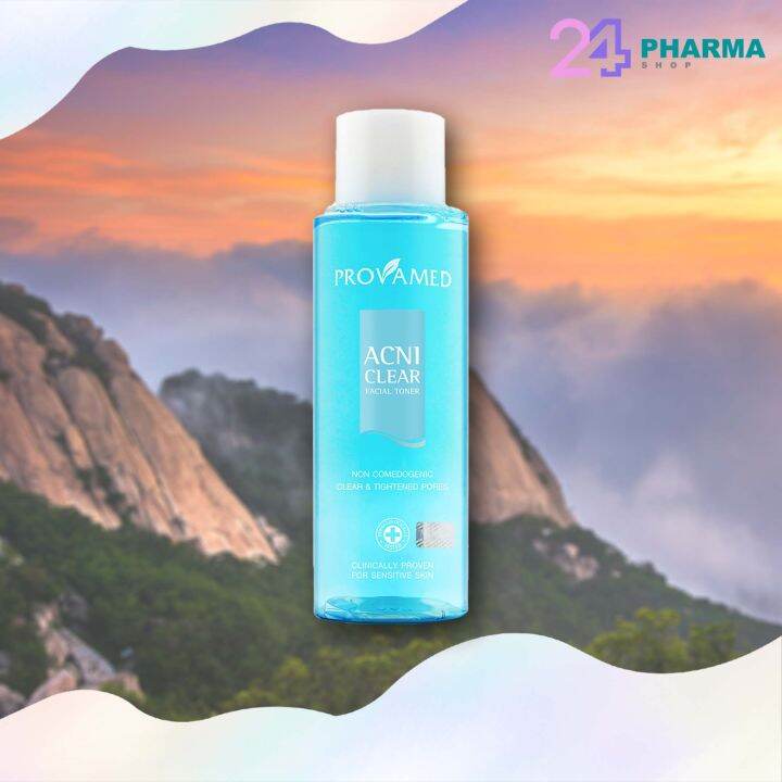 PROVAMED ACNICLEAR FACIAL TONER (200มล.) โปรวาเมด โทนเนอร์ทำความสะอาด ...