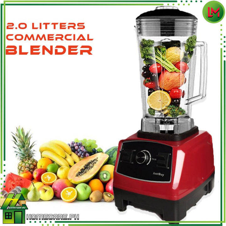 HOMECARE PH.Blender Red Multi Speed Electric Commercial Blender Mixer ...