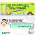 Spanduk Banner Durian Kocok Ukuran 160x60 Minuman Kekinian Bisa Kustom ...