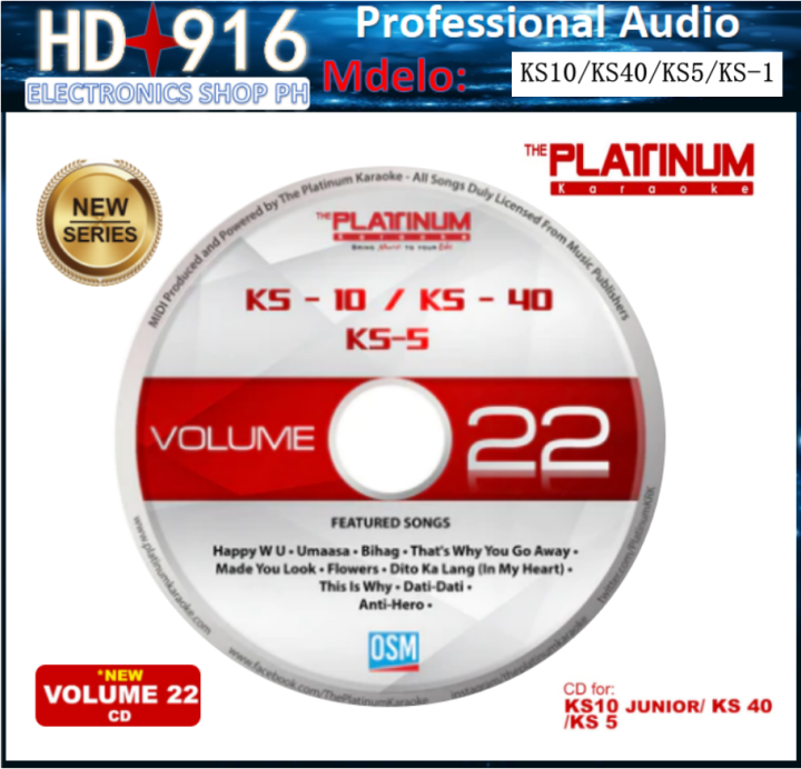 The Platinum CD Record KS-5 KS-10 KS-40 KBOX-2 UPDATED CD VOL:22(May 2023 UPDATE) Original ...