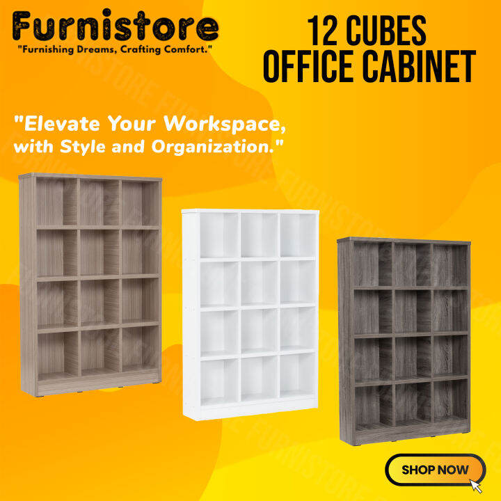 Furnistore Brand -Exclusive 12C File Cabinet / File Rack / 4 Tier Book ...