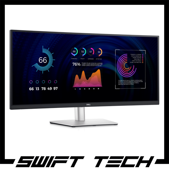 Dell P3424WE / P3421W Curved USB-C WQHD Monitor with Power Delivery and ...