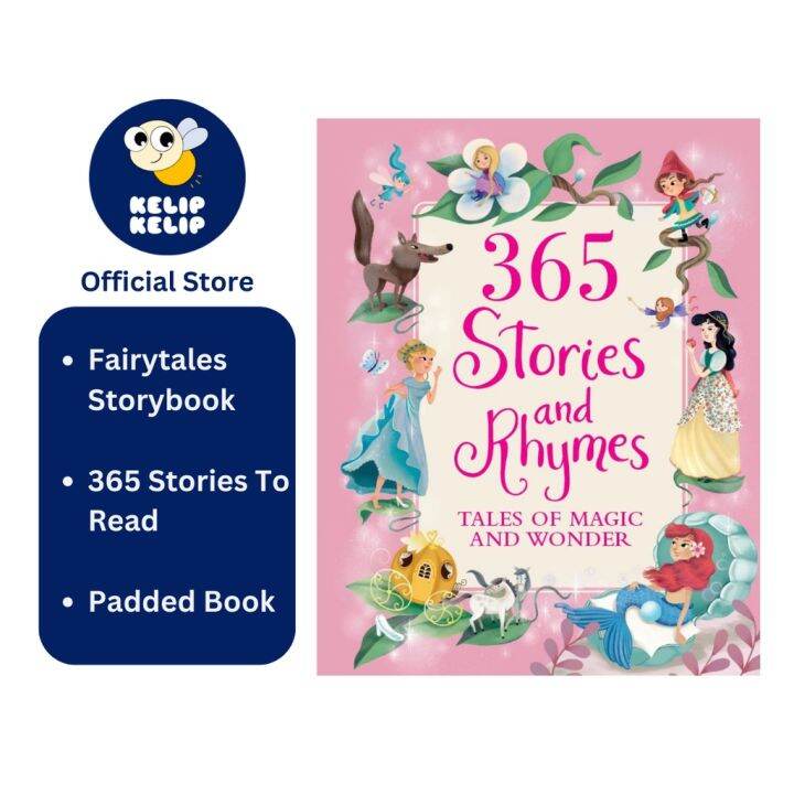 365 Stories & Rhymes Padded Story Book For Kids To Read Tales of Magic ...