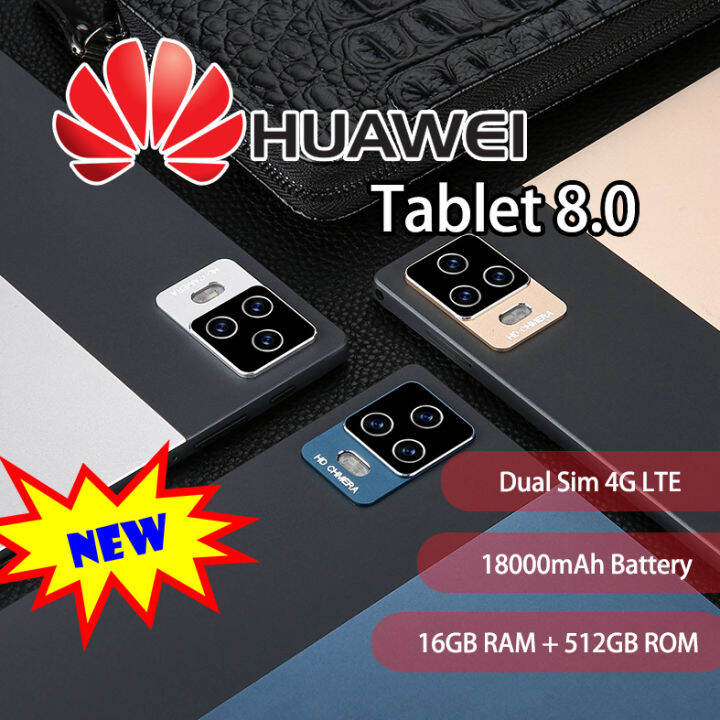New Huawei Tablet Pad 8 Inch Android 12.0 [16GB RAM 512GB ROM] Dual SIM ...