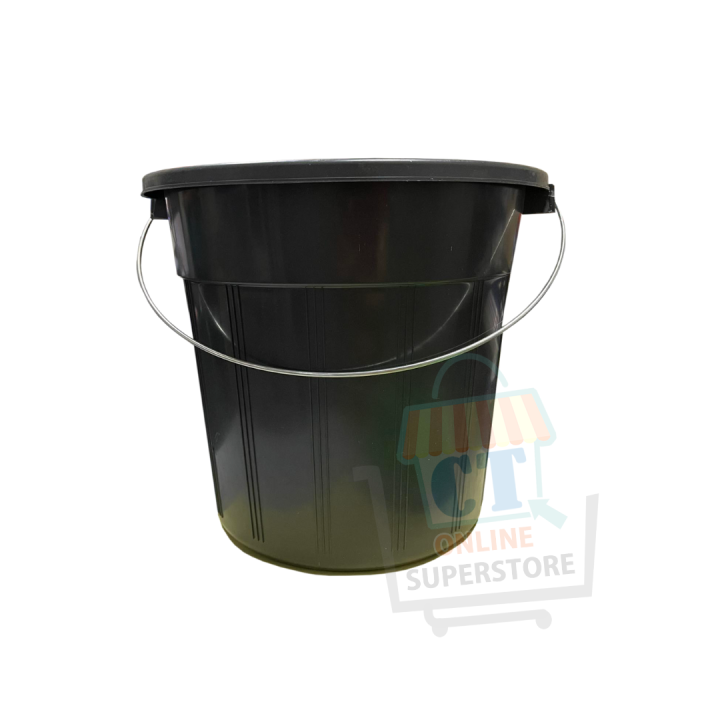 Plastic Pail Black (4 Gallon) | Lazada PH