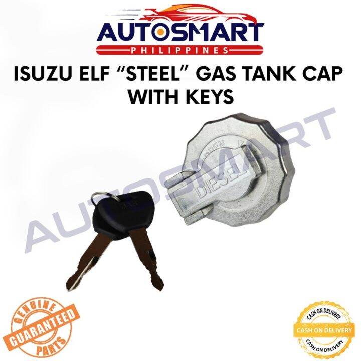 (Authentic) Isuzu Elf Steel Fuel/Gas Tank Cap with Keys | Lazada PH